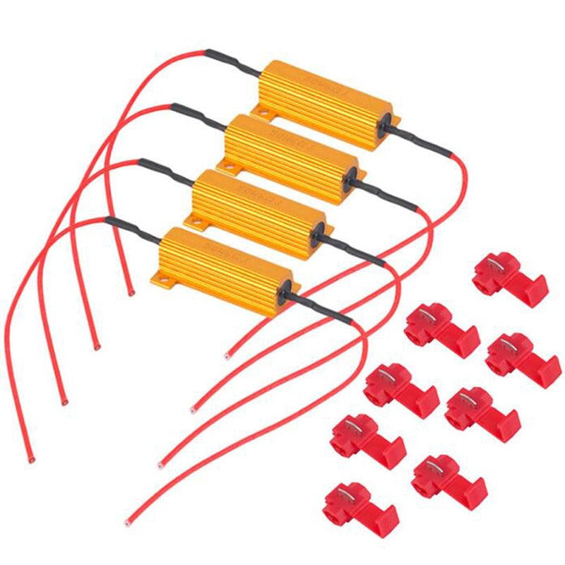 LED Load Resistors - Hyper Flash Fix - 50W 6 Ohm Turn Signals
