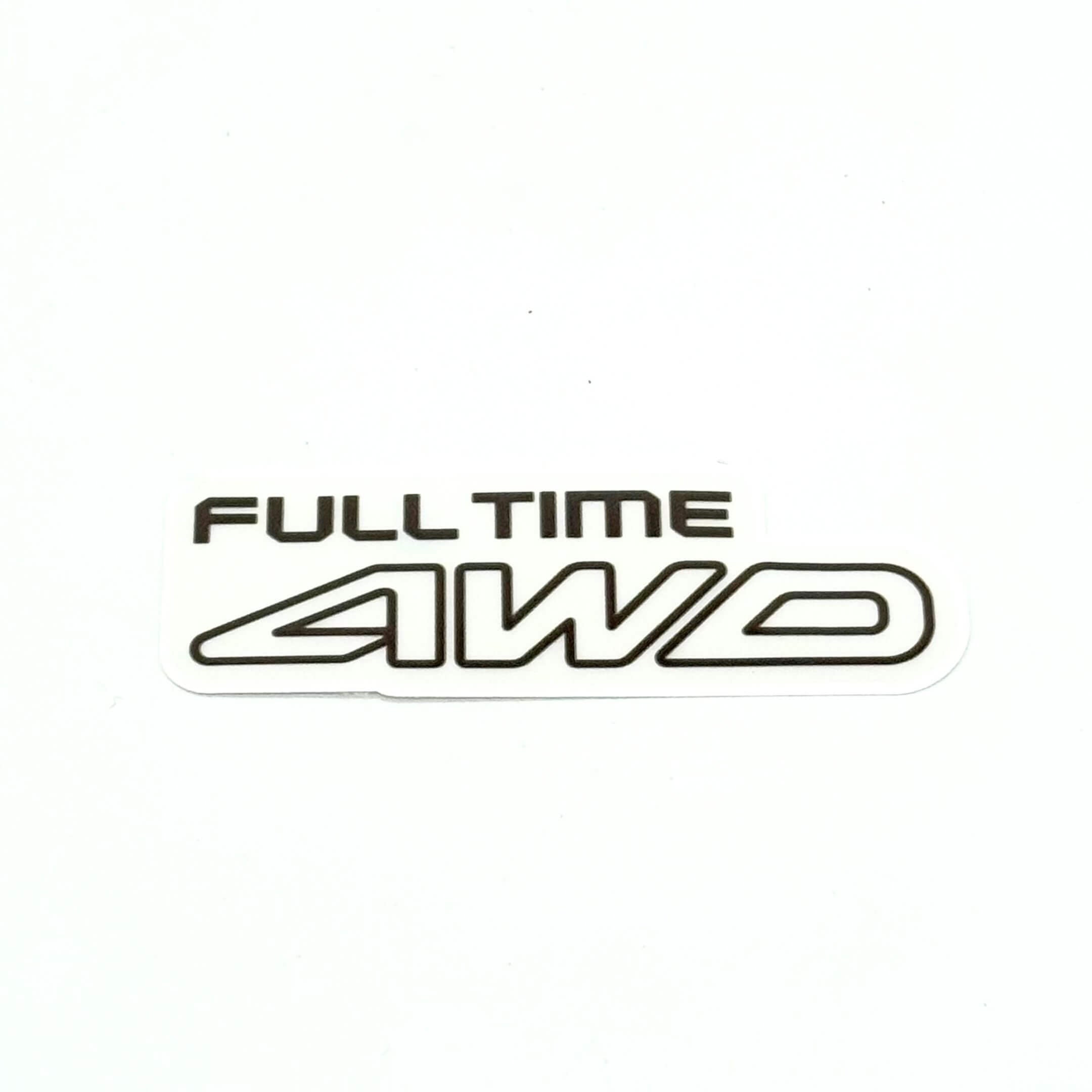 Full Time 4WD Premium Decal for Subaru Sambar Van KV3 KV4 1990-1998