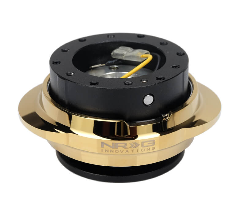NRG Quick Release Kit - Black Body/Chrome Gold Ring - SRK-220BK/CG