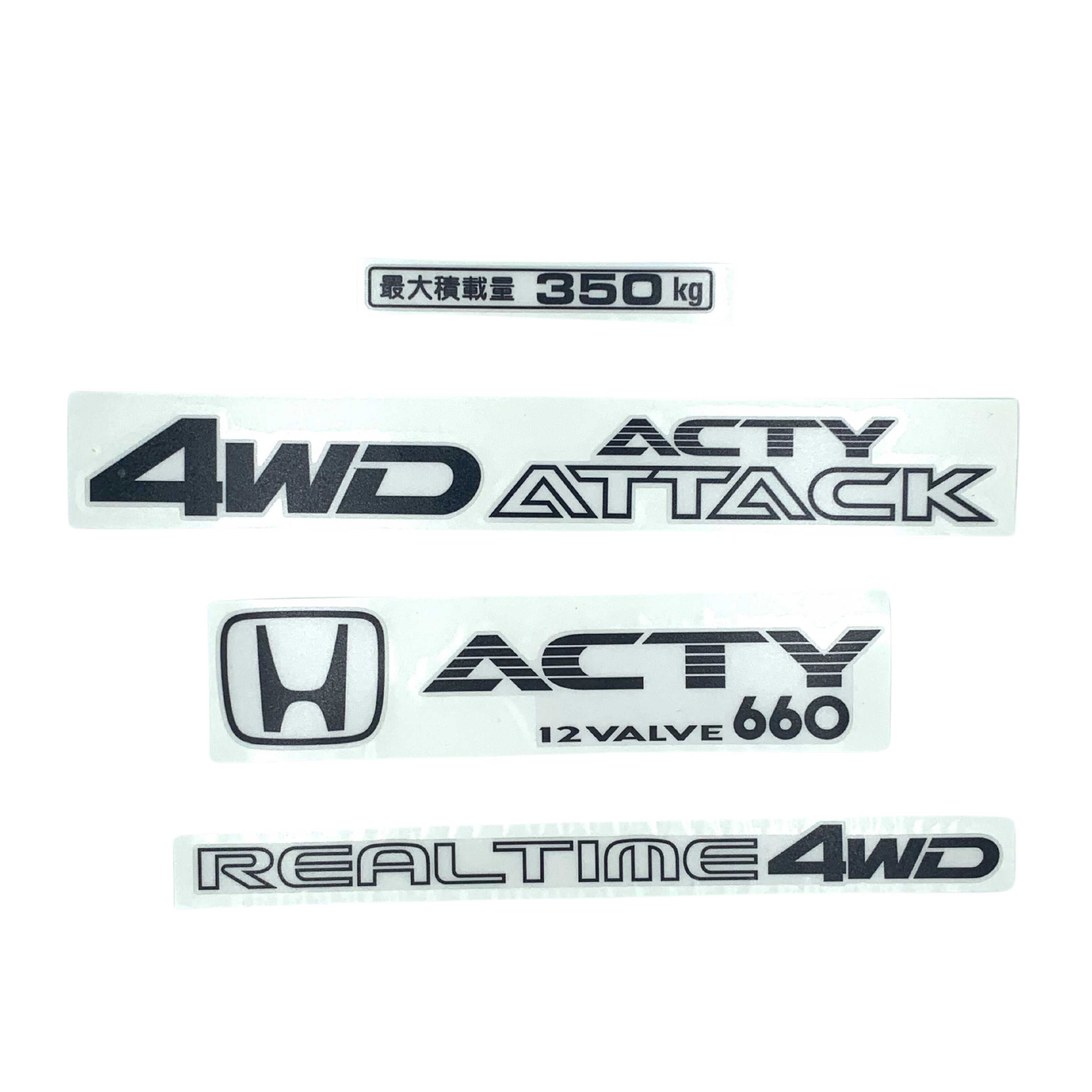 4WD Acty Attack Decal Set | Honda Acty HA3, HA4 |'90-'99 | OIWA GARAGE